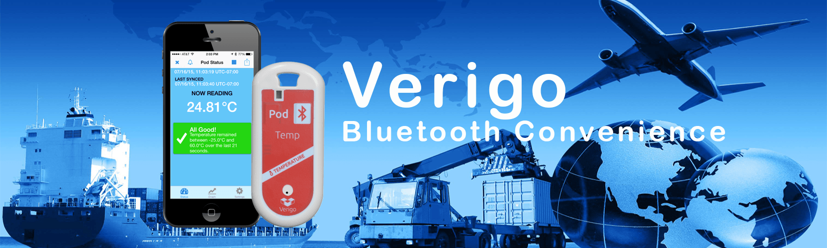 Verigo Bluetooth Temperature Data Logger — The Temperature Shop